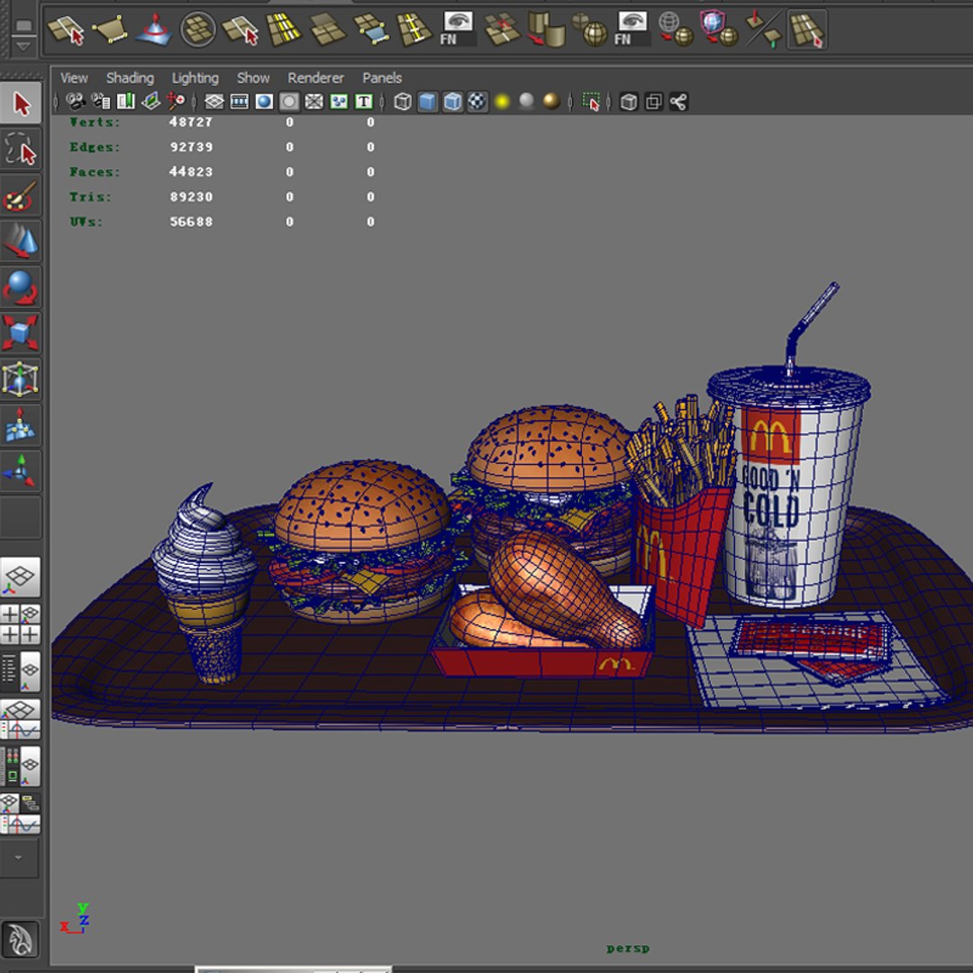 3ds Max Beef Fries