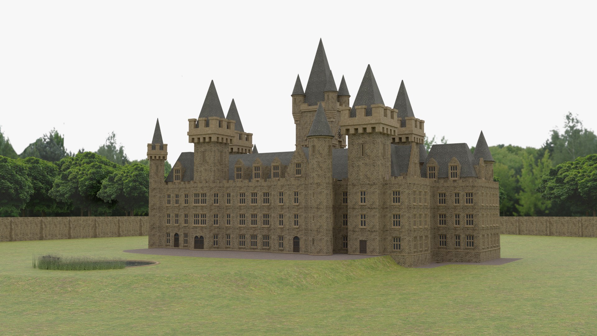 Castle 3D - TurboSquid 1701264