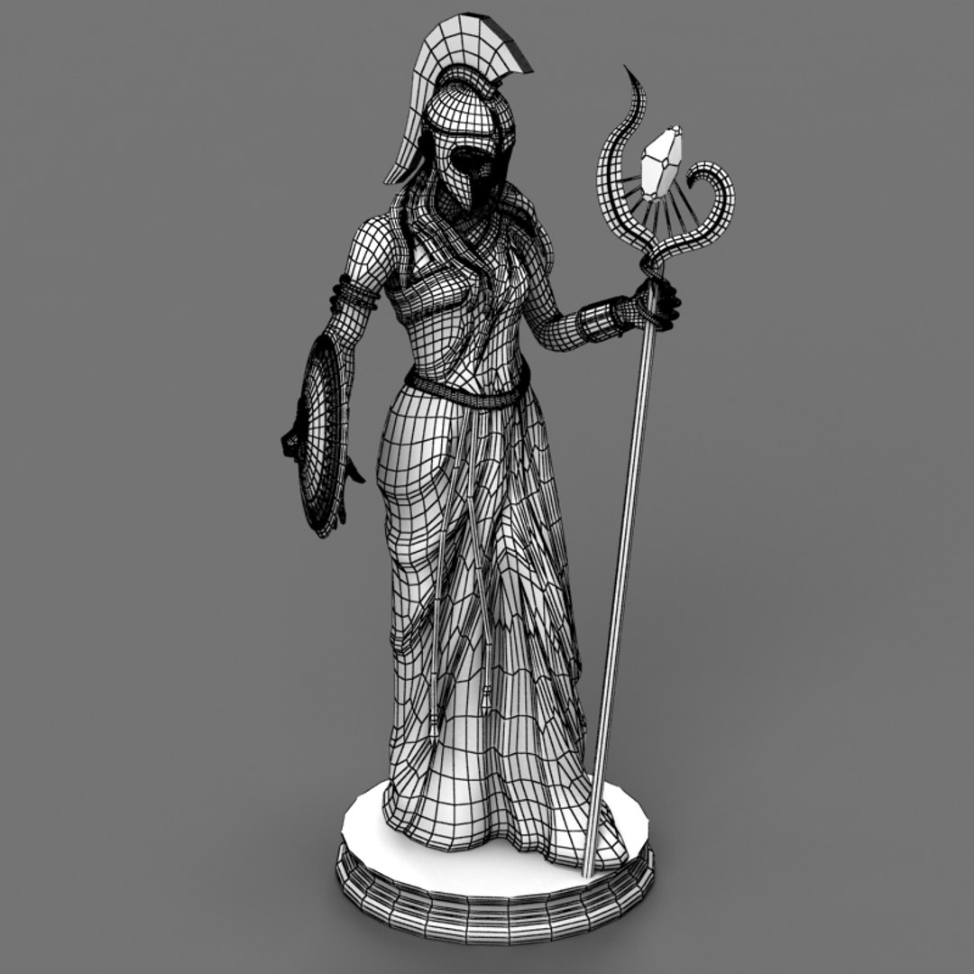 ancient statue 3d model