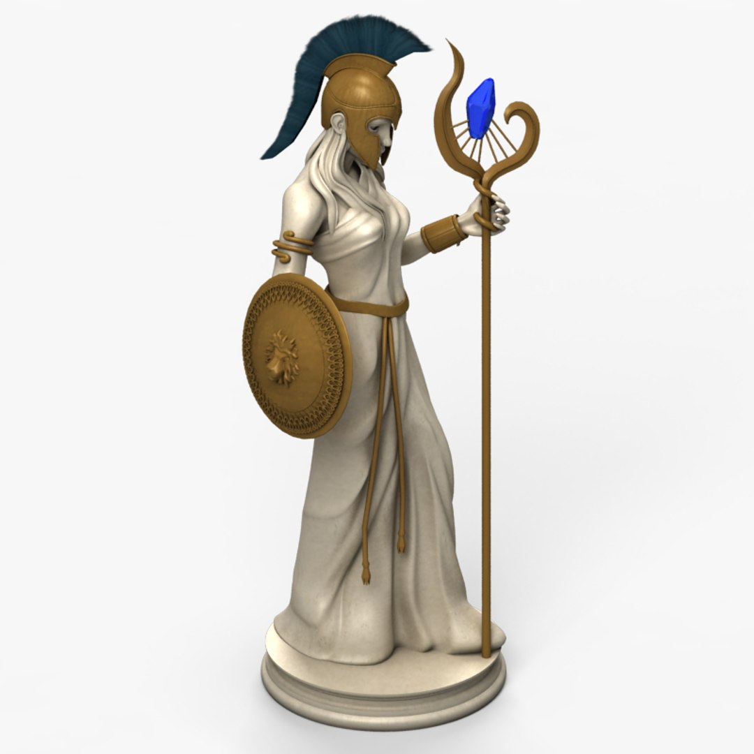 ancient statue 3d model