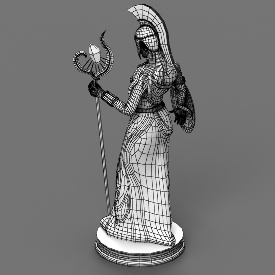 ancient statue 3d model