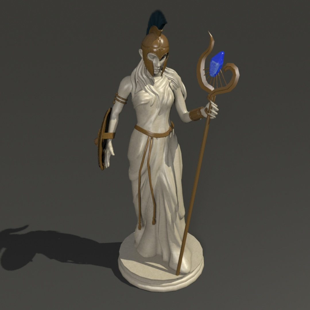 ancient statue 3d model