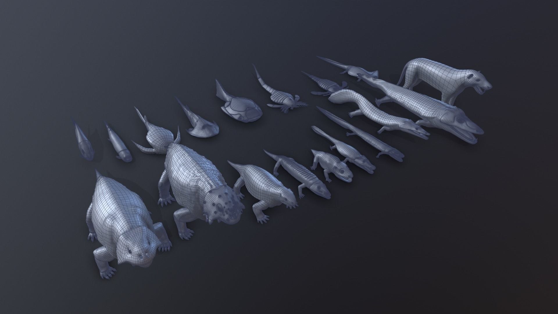 Extinct Animals 3D Model - TurboSquid 1458993