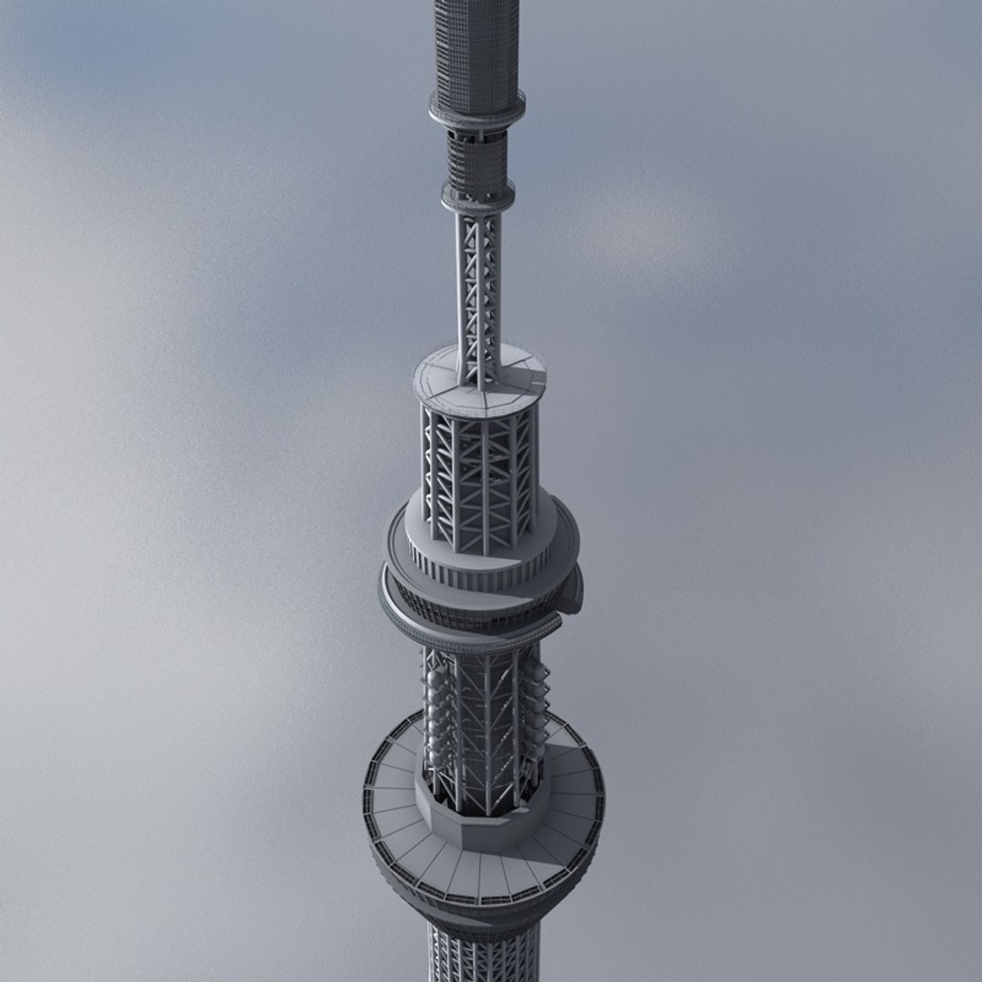Tokyo Skytree Tower 3d 3ds