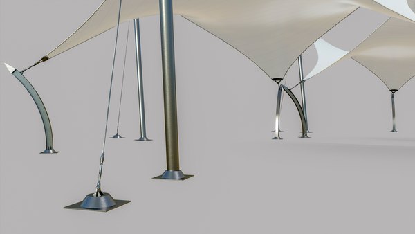 modelo 3d Arquitectura de estructura tensada - TurboSquid 2263870