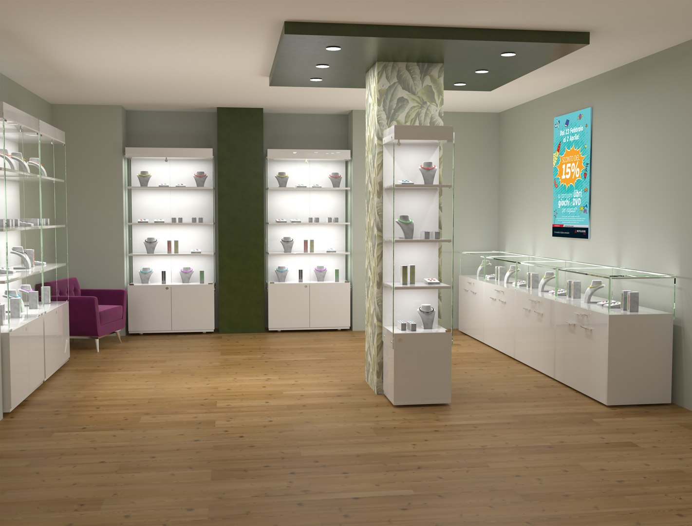 Jewels Shop 3D Model - TurboSquid 1699117