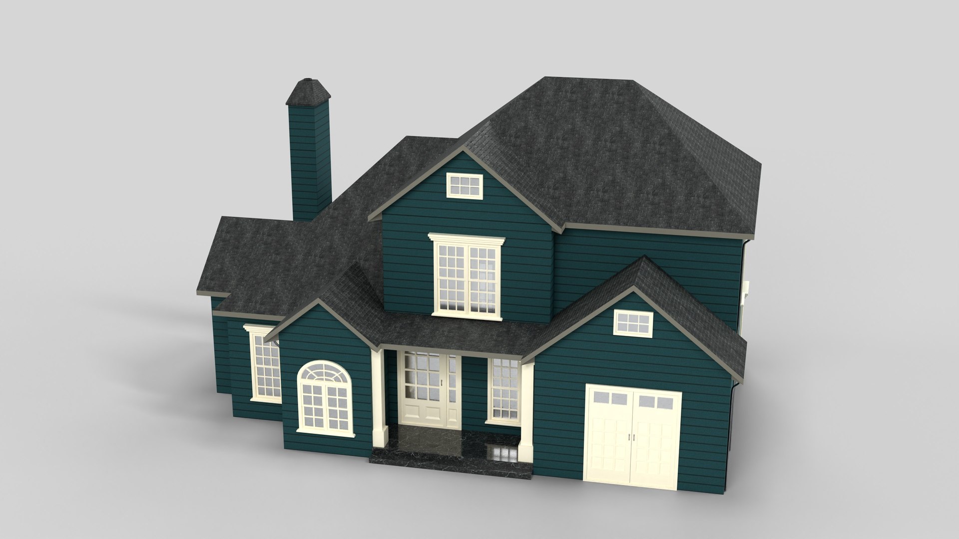 Neighborhood Houses Collection 11-20 Pack T3 3D Model - TurboSquid 2221908