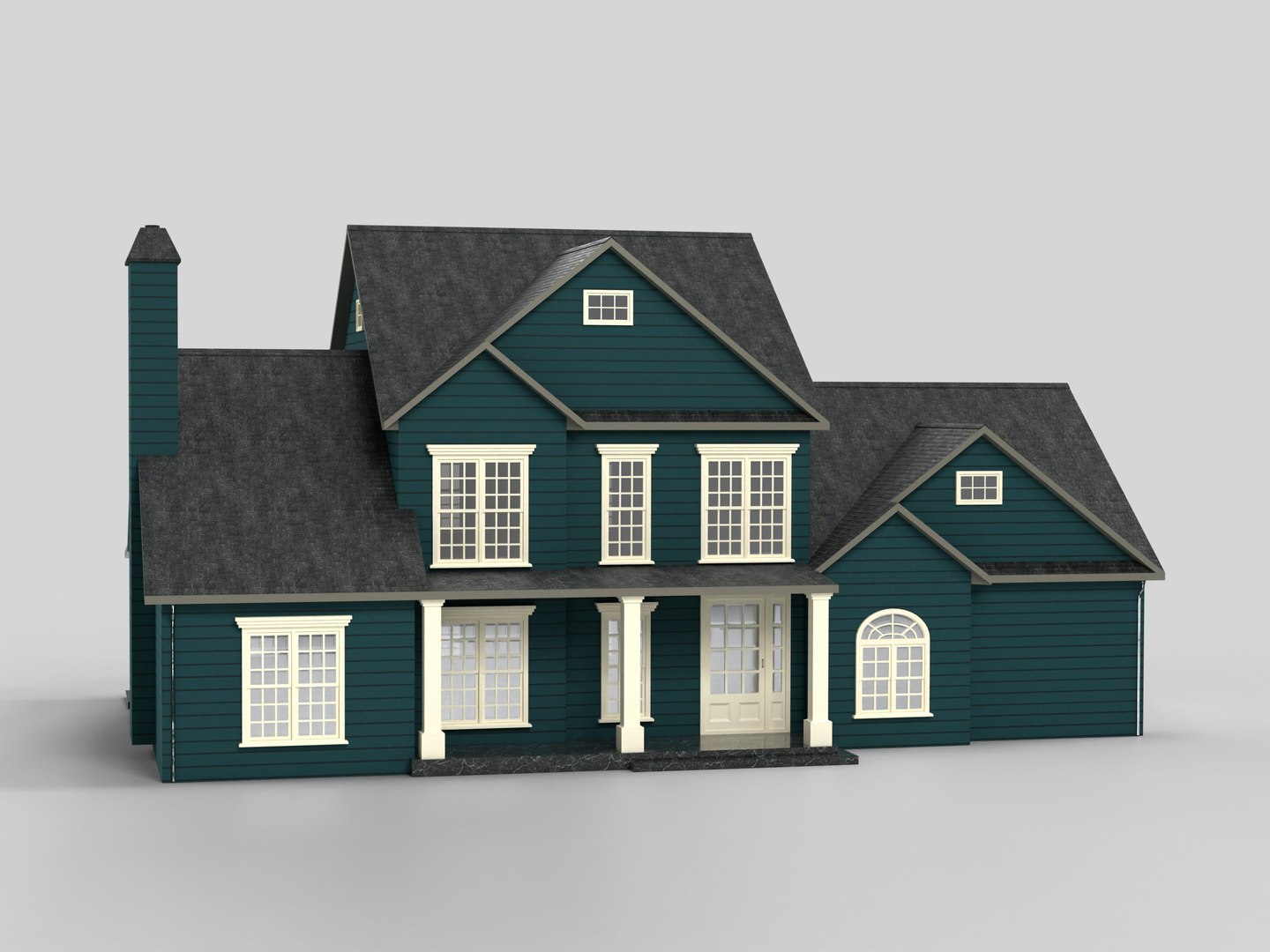 Neighborhood Houses Collection 11-20 Pack T3 3D Model - TurboSquid 2221908