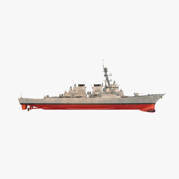 modelo 3d USS Ross LOD 1 - TurboSquid 1393330