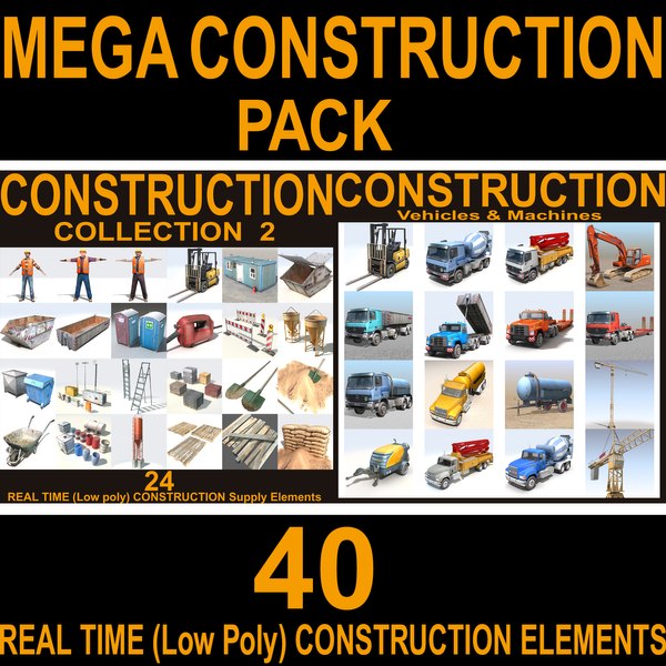 3d model construction pack