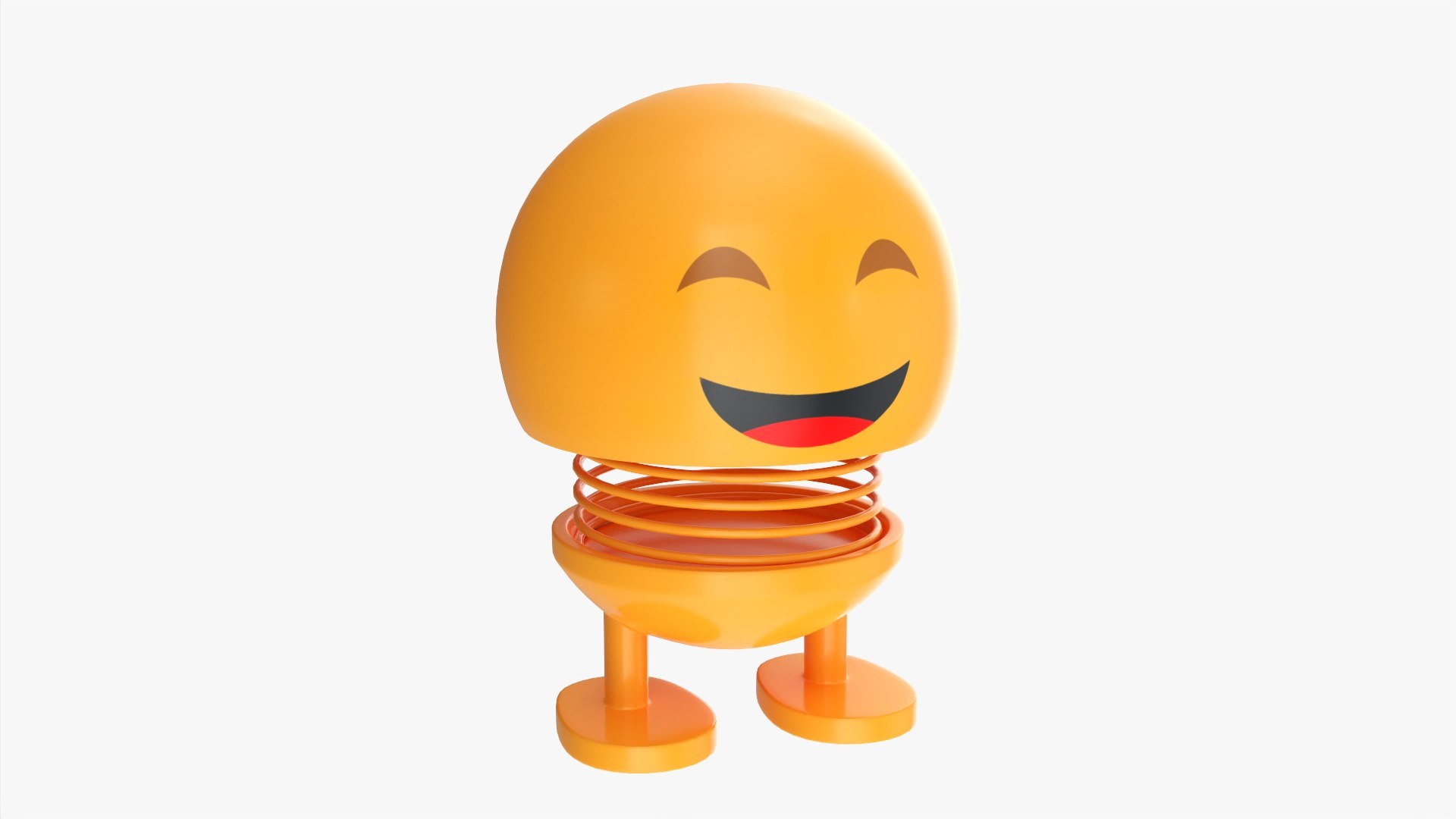 3D model Car spring toy figure 01 smile happy - TurboSquid 1811703