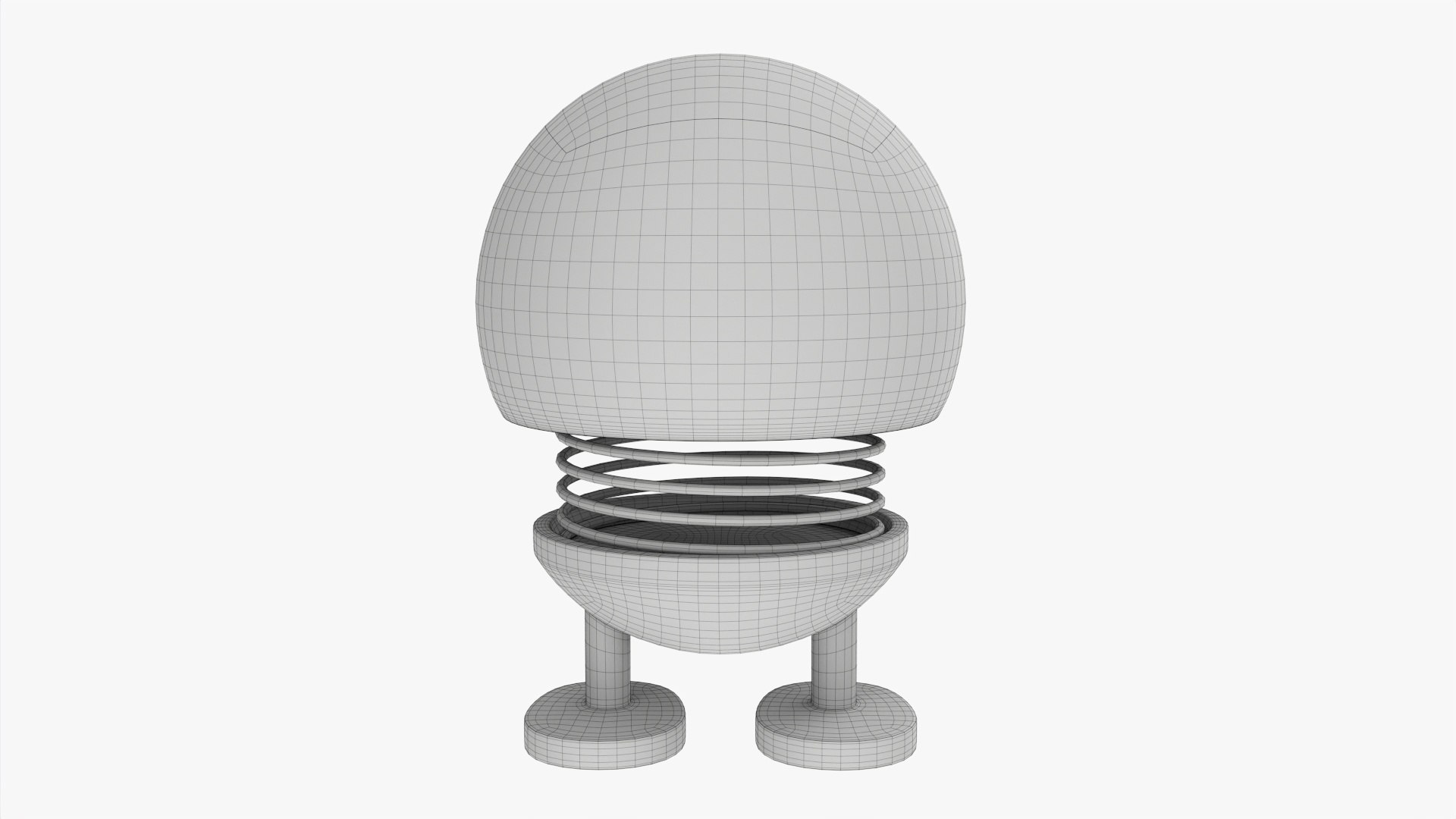 3D model Car spring toy figure 01 smile happy - TurboSquid 1811703