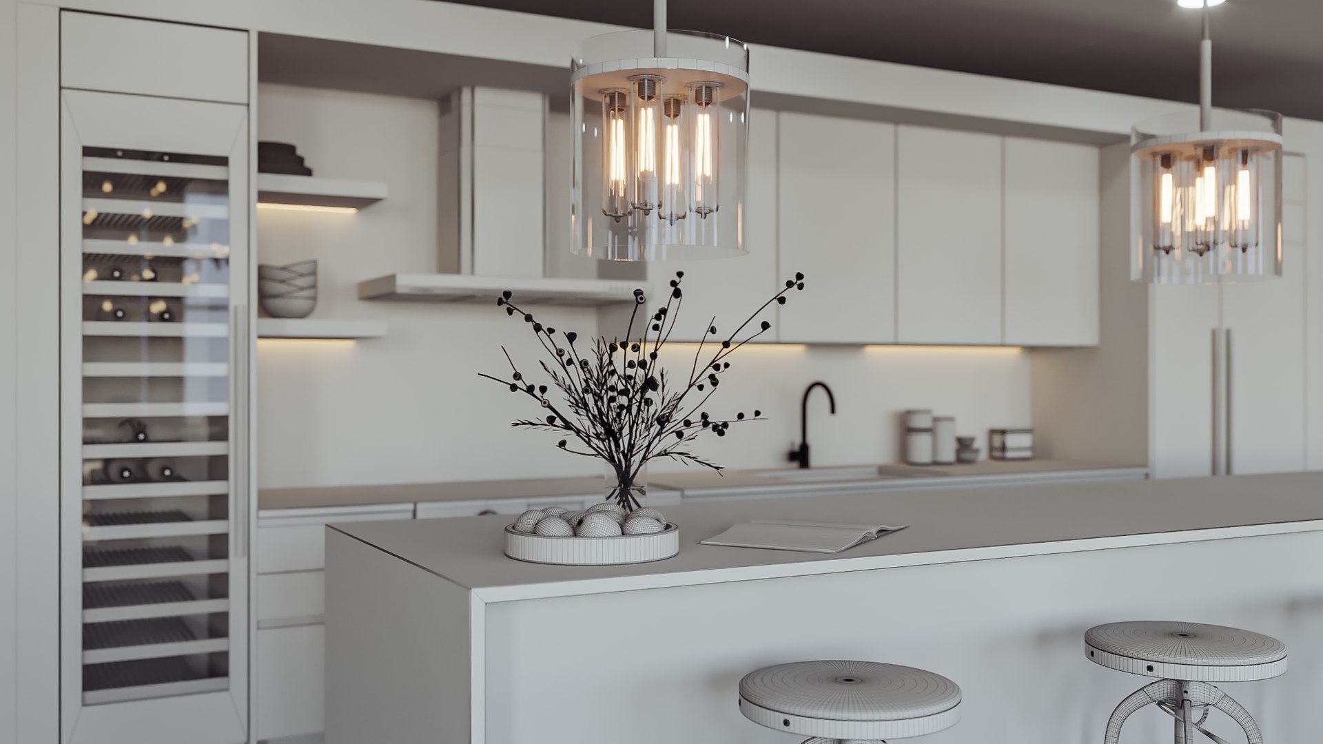 3D Loft Interior Hyper Realistic Model - TurboSquid 1826002