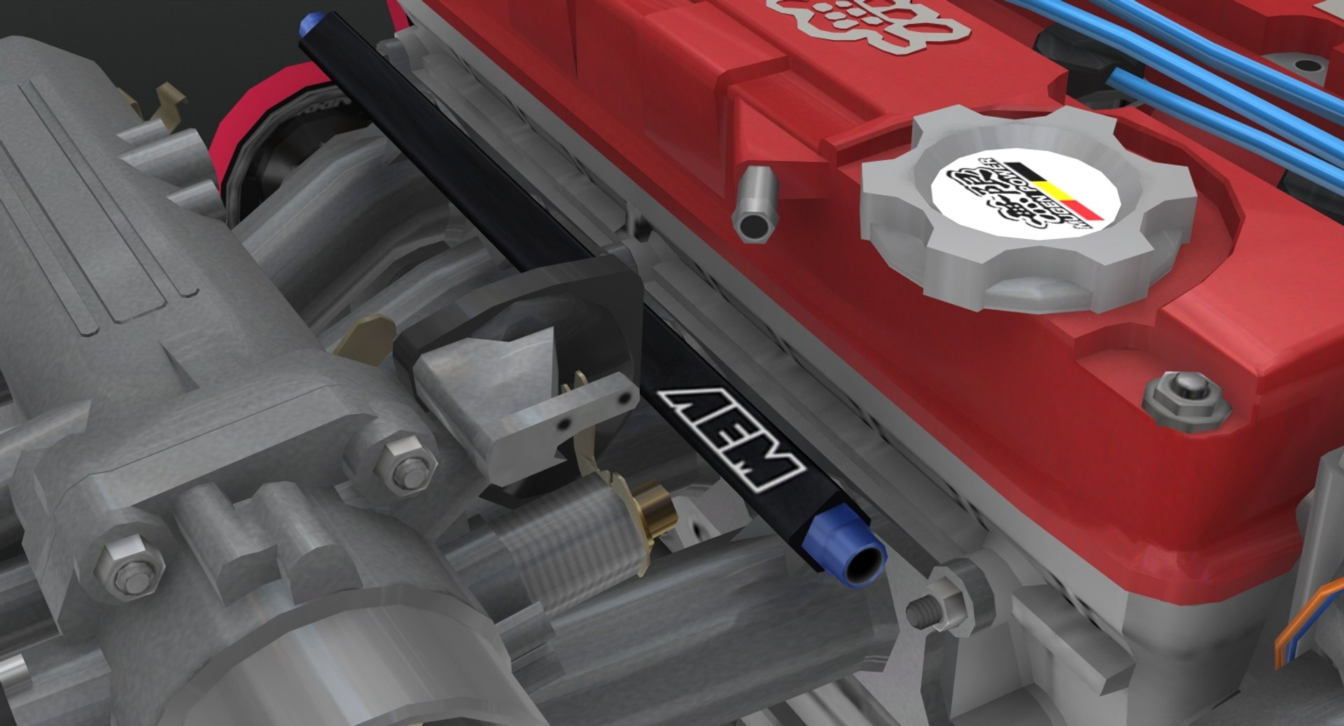 Parts honda b16b 1 3D model - TurboSquid 1442897