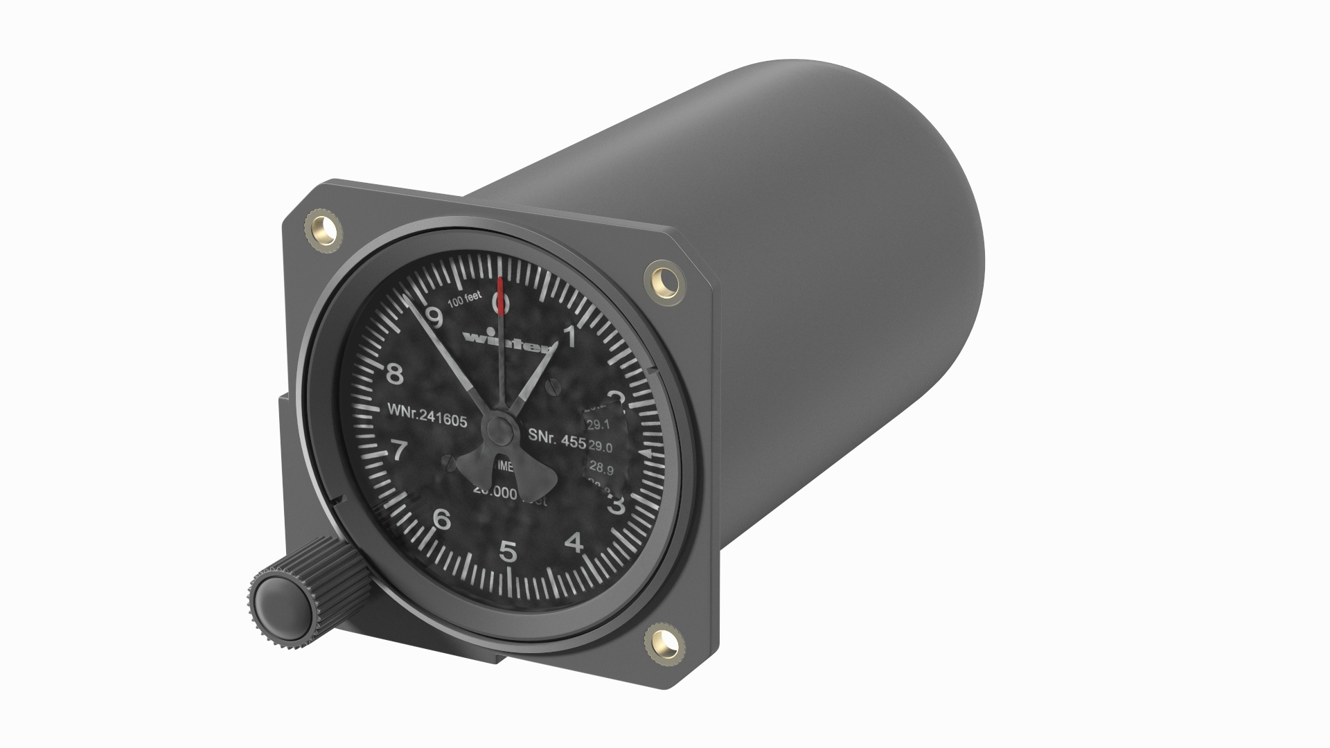 3D Aircraft Altimeter - TurboSquid 2205398