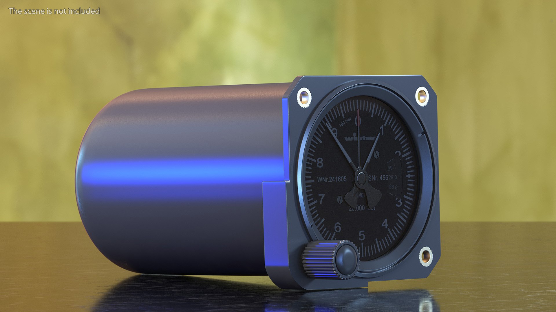 3D Aircraft Altimeter - TurboSquid 2205398