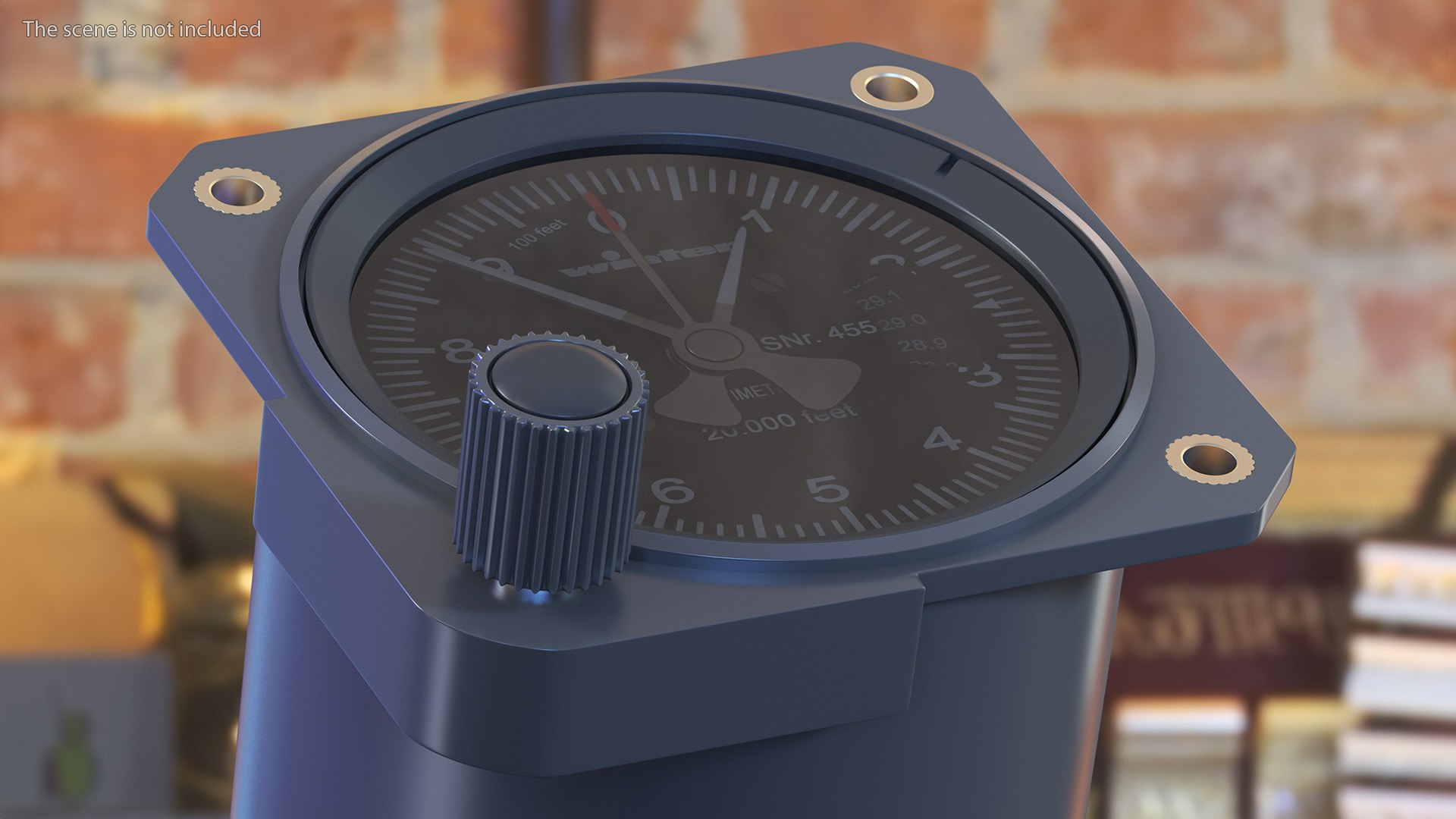 3D Aircraft Altimeter - TurboSquid 2205398