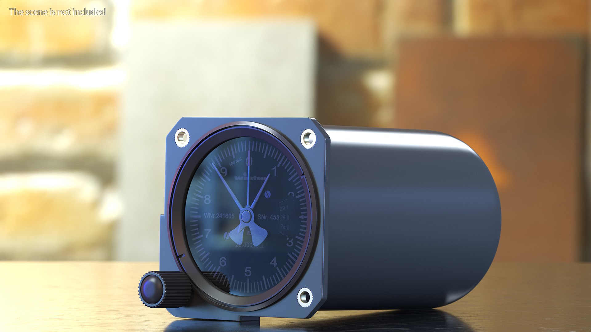 3D Aircraft Altimeter - TurboSquid 2205398