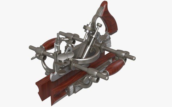 3D Vintage Woodworking Tools Set model - TurboSquid 1988325