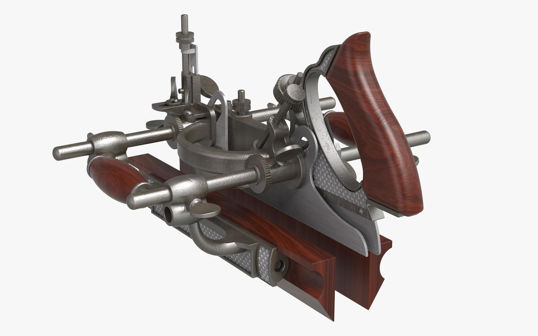 3D Vintage Woodworking Tools Set model - TurboSquid 1988325