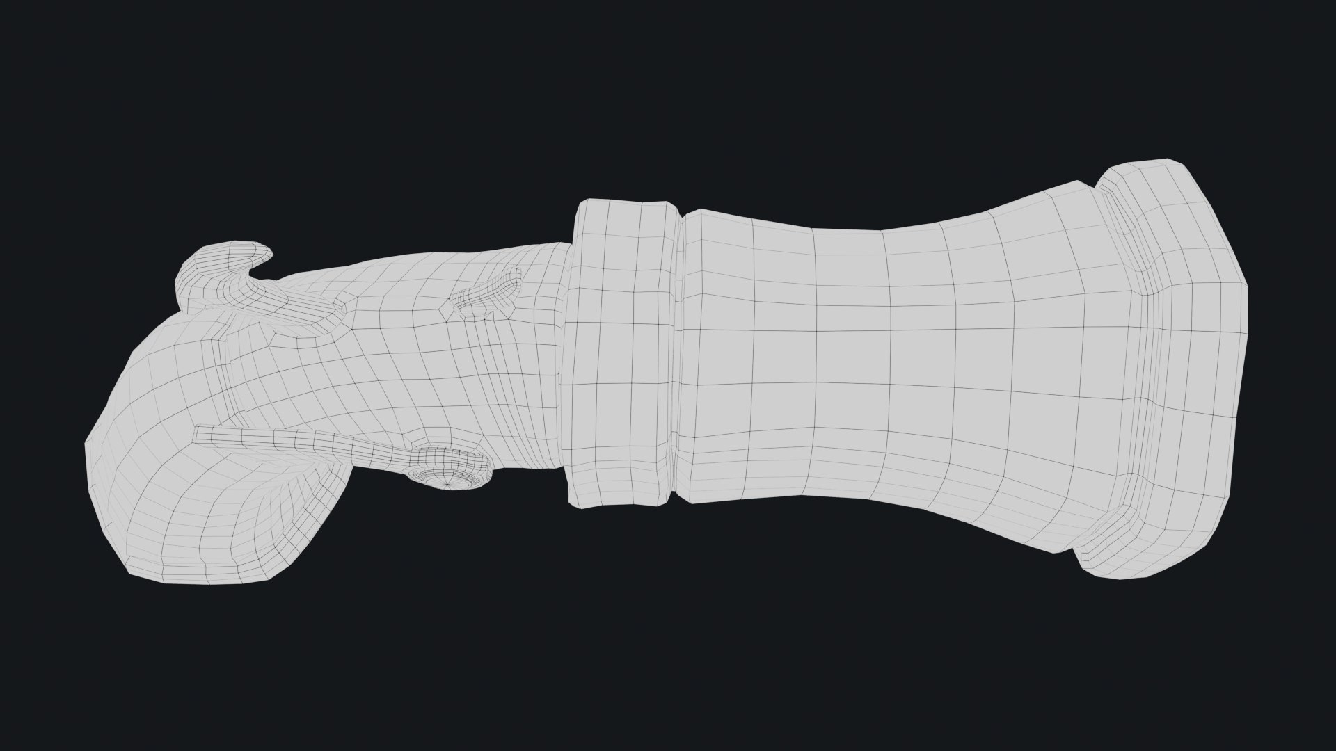 3D Stylized Hand Cannon model - TurboSquid 1808687