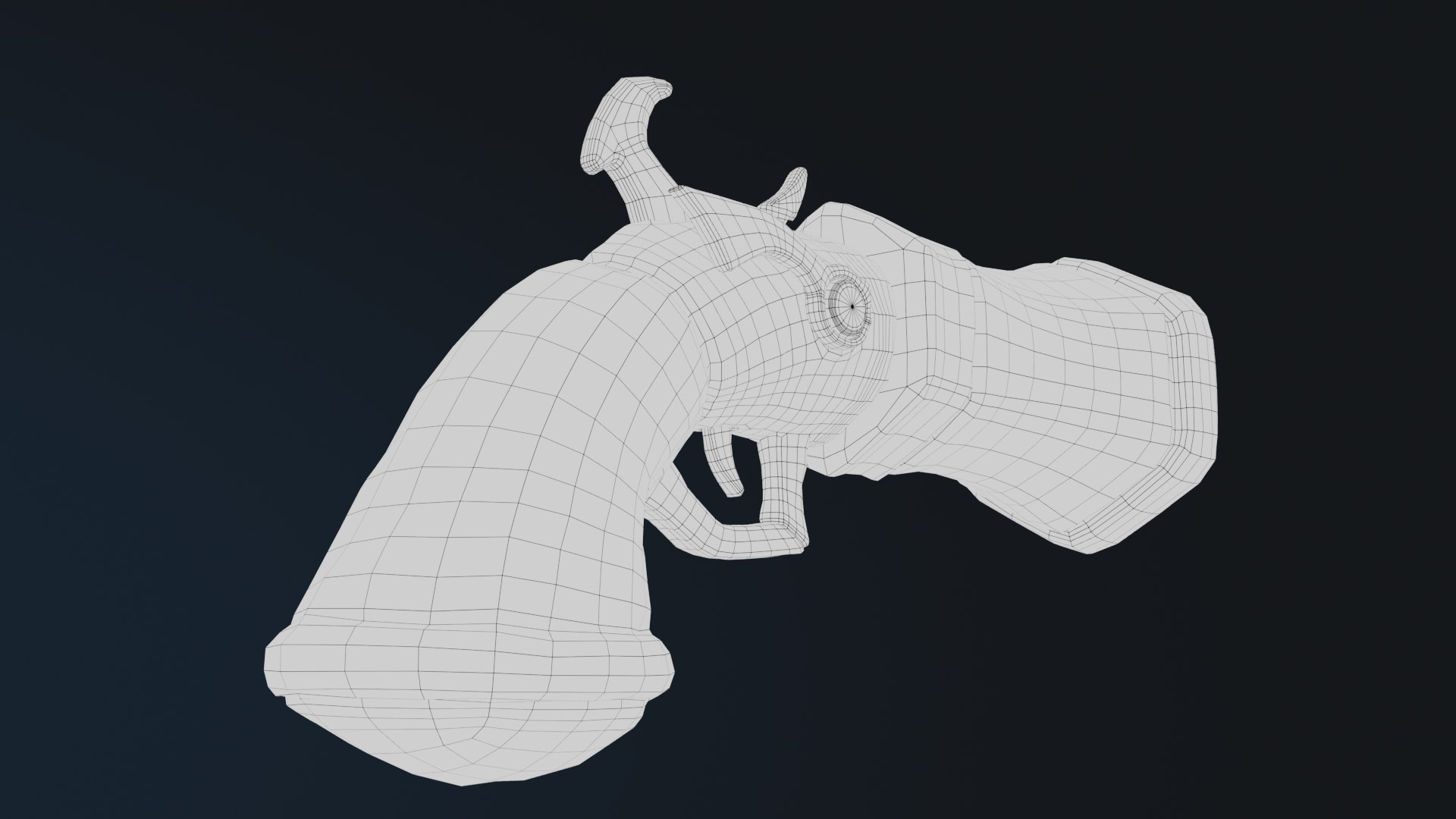 3D Stylized Hand Cannon model - TurboSquid 1808687