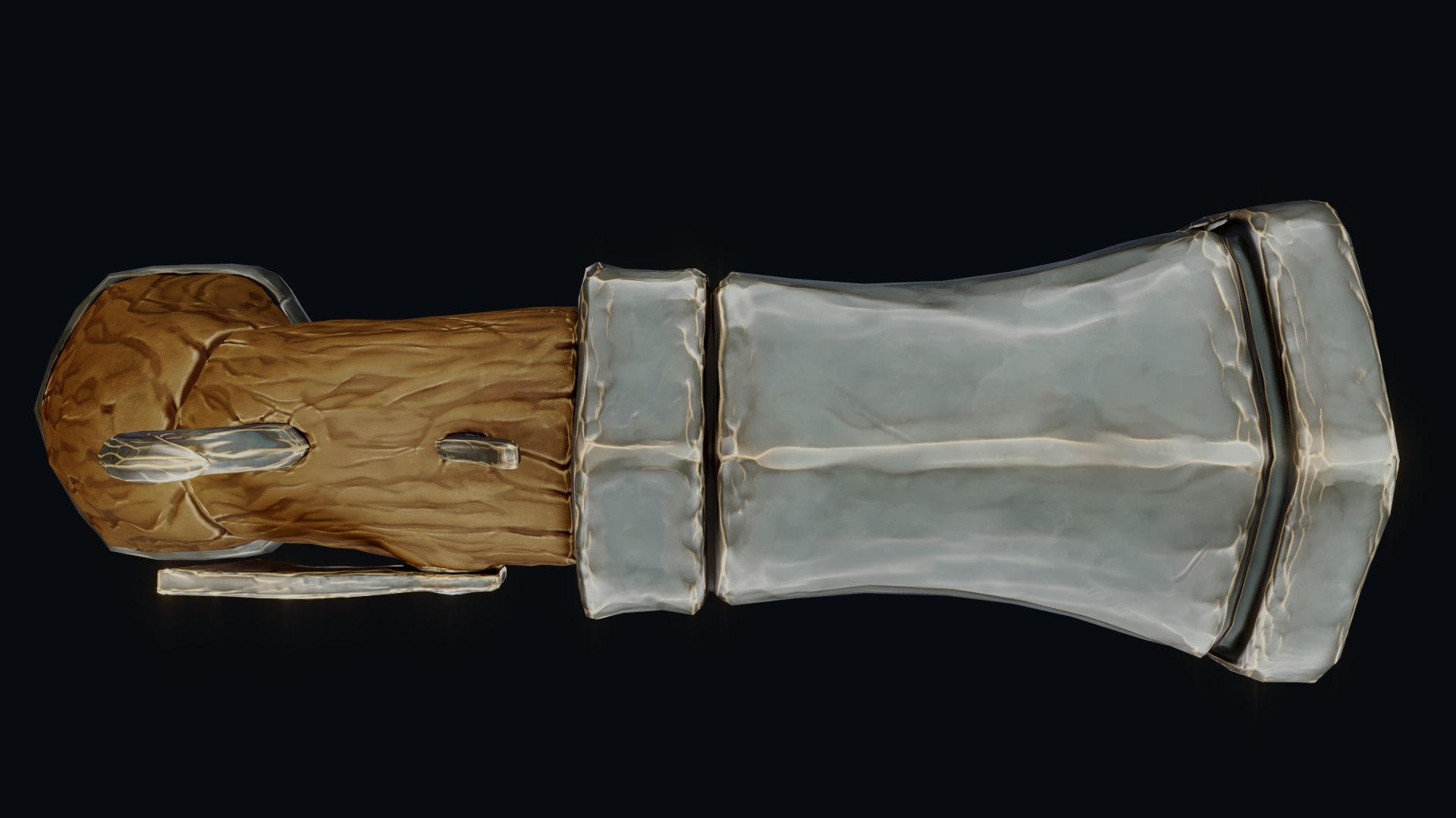 3D Stylized Hand Cannon model - TurboSquid 1808687