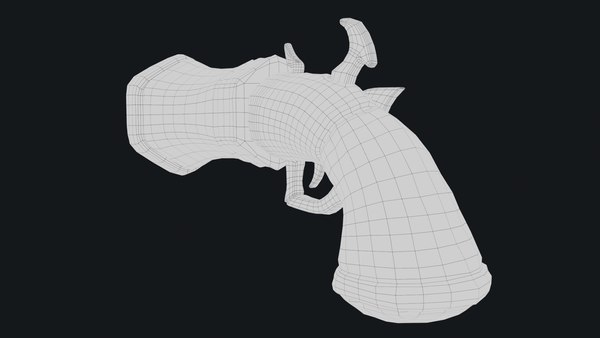 3D Stylized Hand Cannon model - TurboSquid 1808687