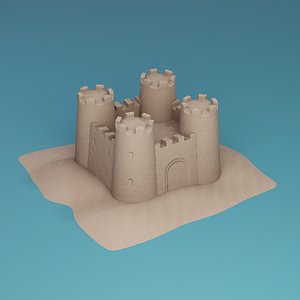 3D Sandcastle Models - Browse & Download Formats - TurboSquid