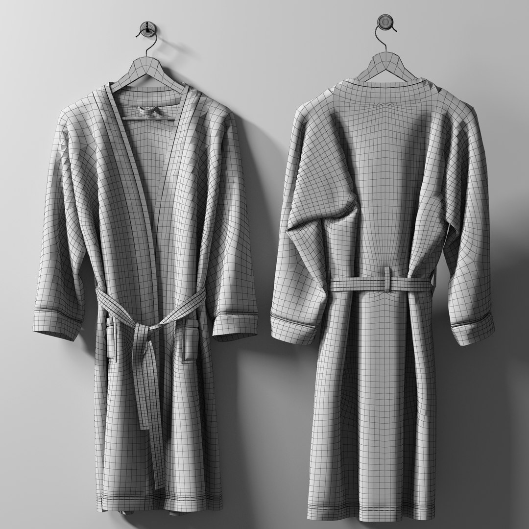 Bathroom Clothes 3D Model - TurboSquid 1384164