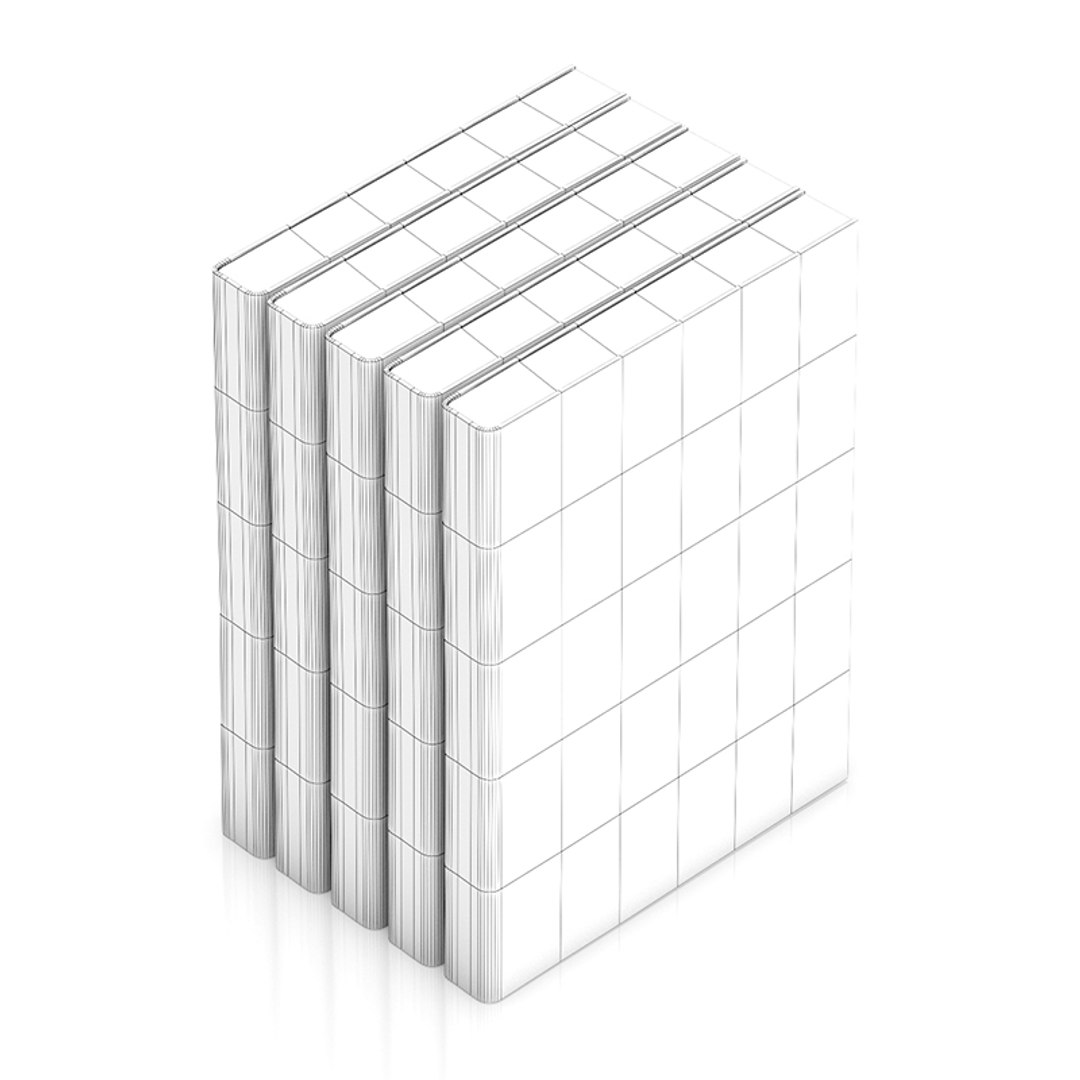 Book Set Design 3d Model