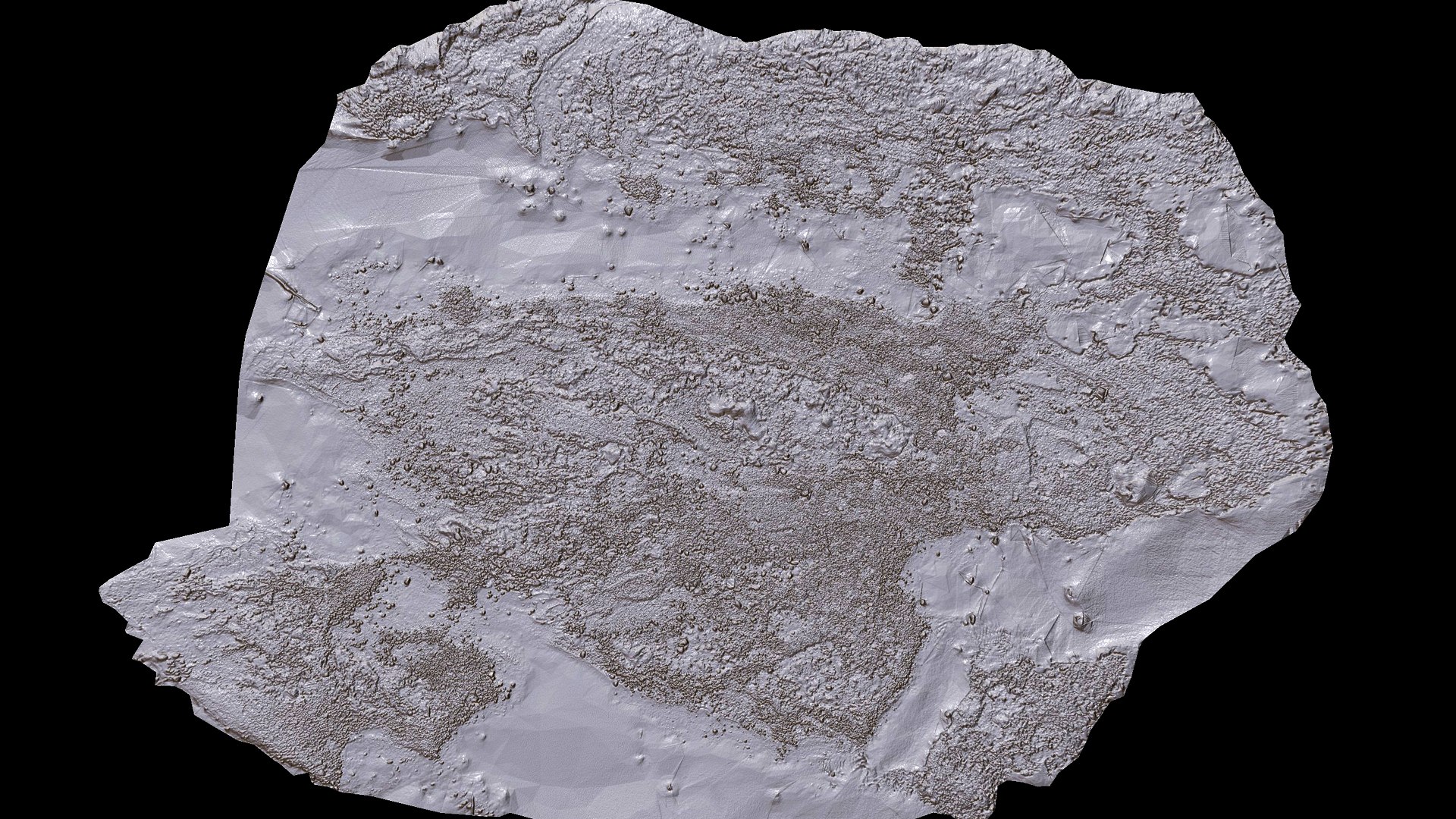 3D Riverbed Beach Terrain Rocks Pt2 PBR Photogrammetry Model ...