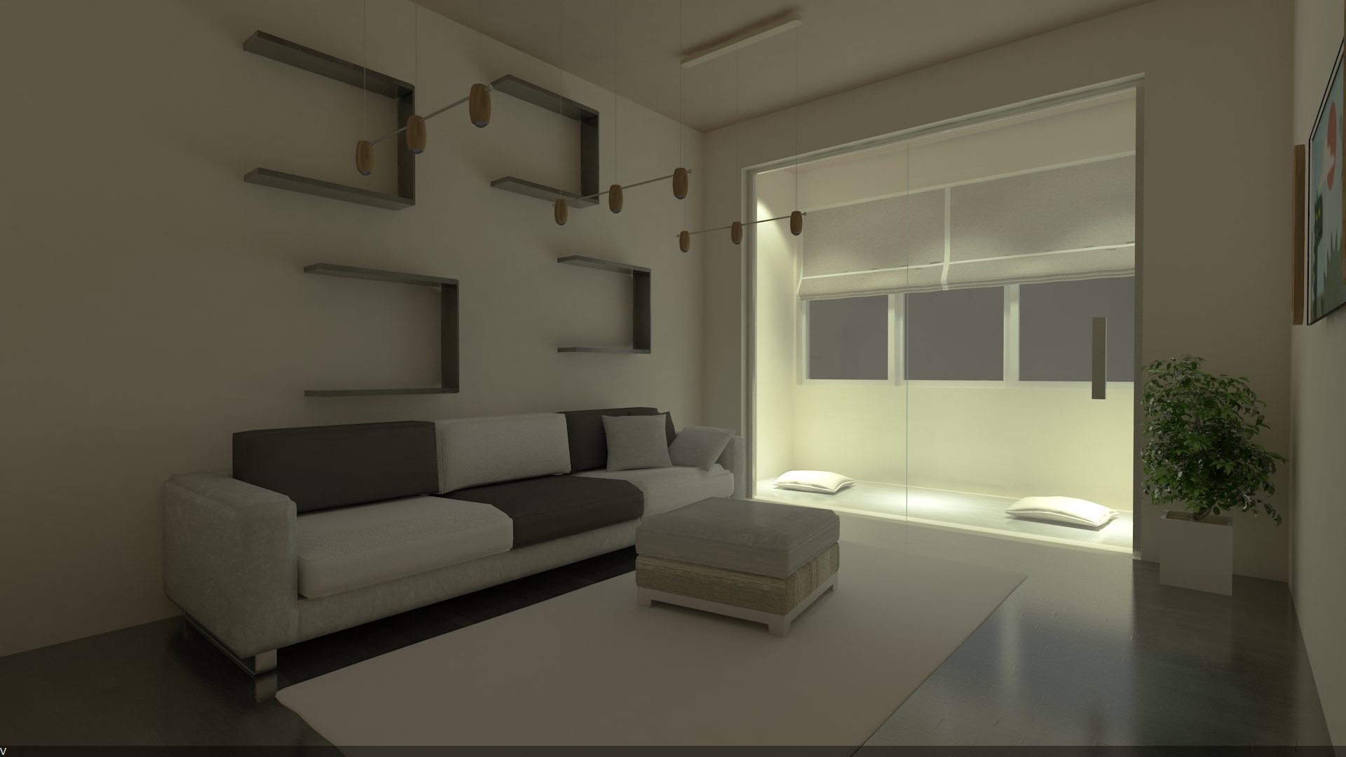 3D Modern Living Model - TurboSquid 1427220