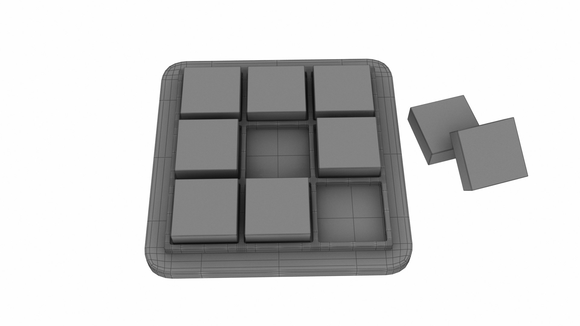 3D Magic Cube Tic Tac - TurboSquid 1536238