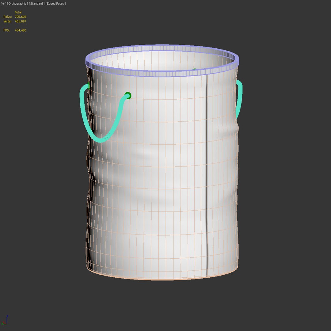 Laundry Basket Model - TurboSquid 1408632