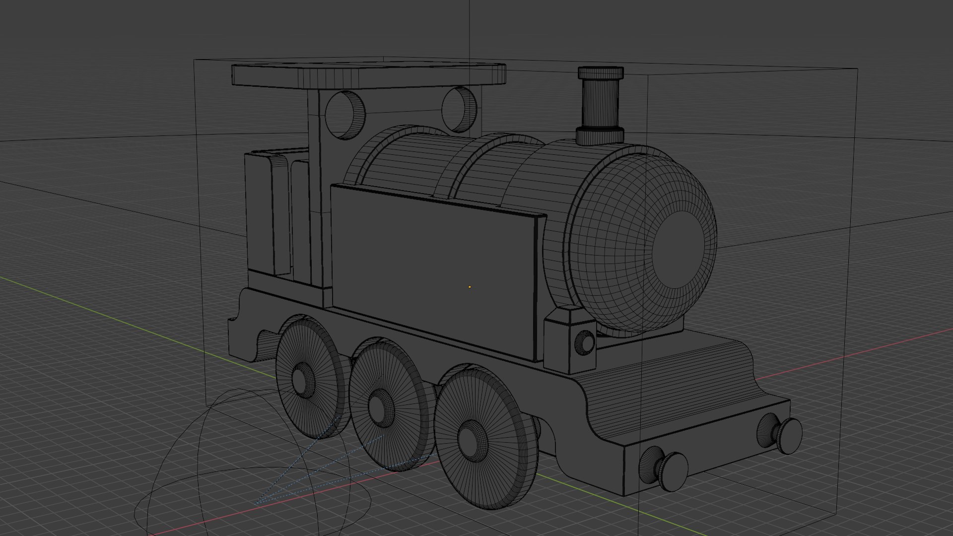 3D WOODEN LITTLE TRAIN TOY - RogueFilmProductions Model - TurboSquid ...