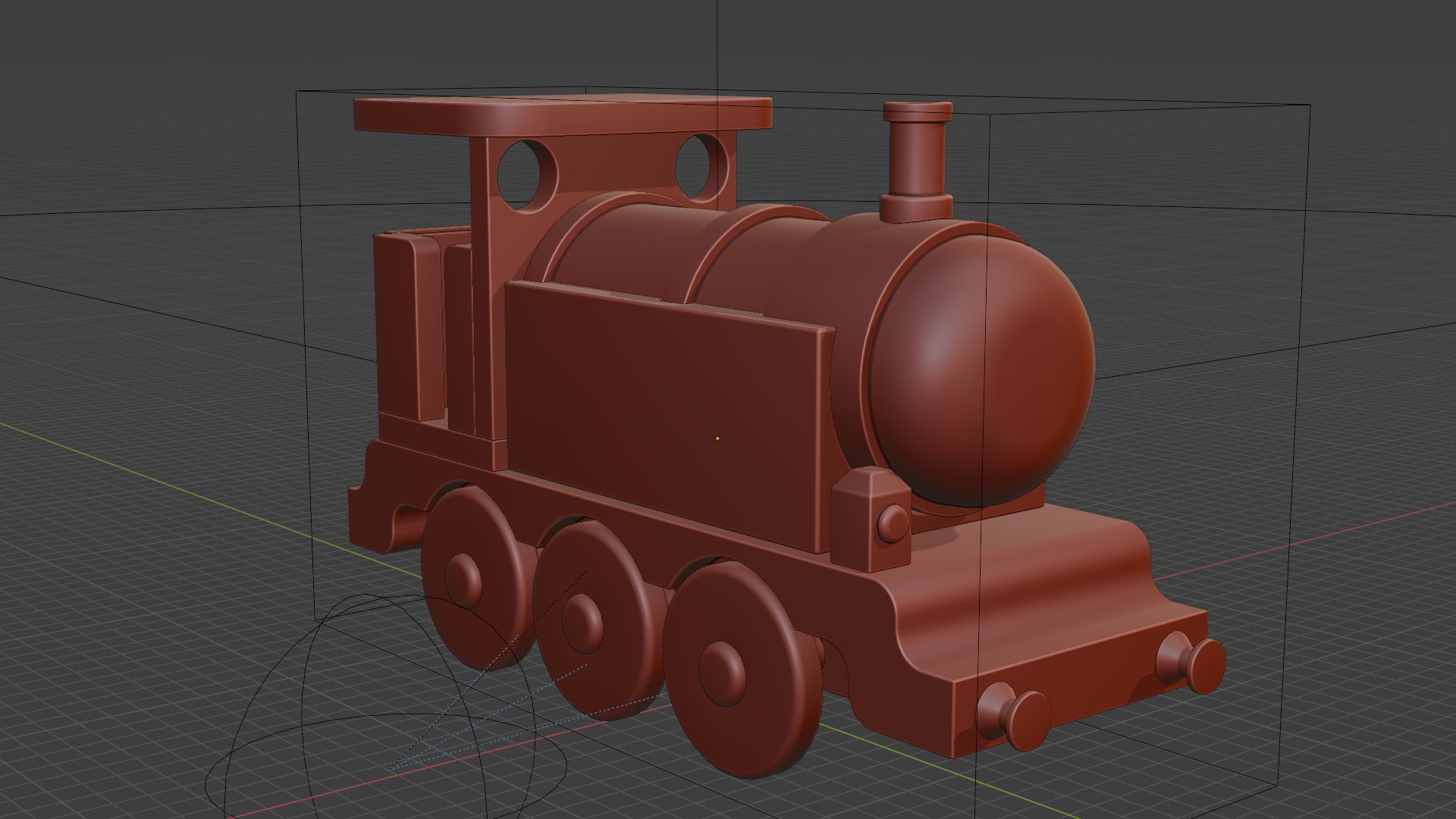 3D WOODEN LITTLE TRAIN TOY - RogueFilmProductions Model - TurboSquid ...