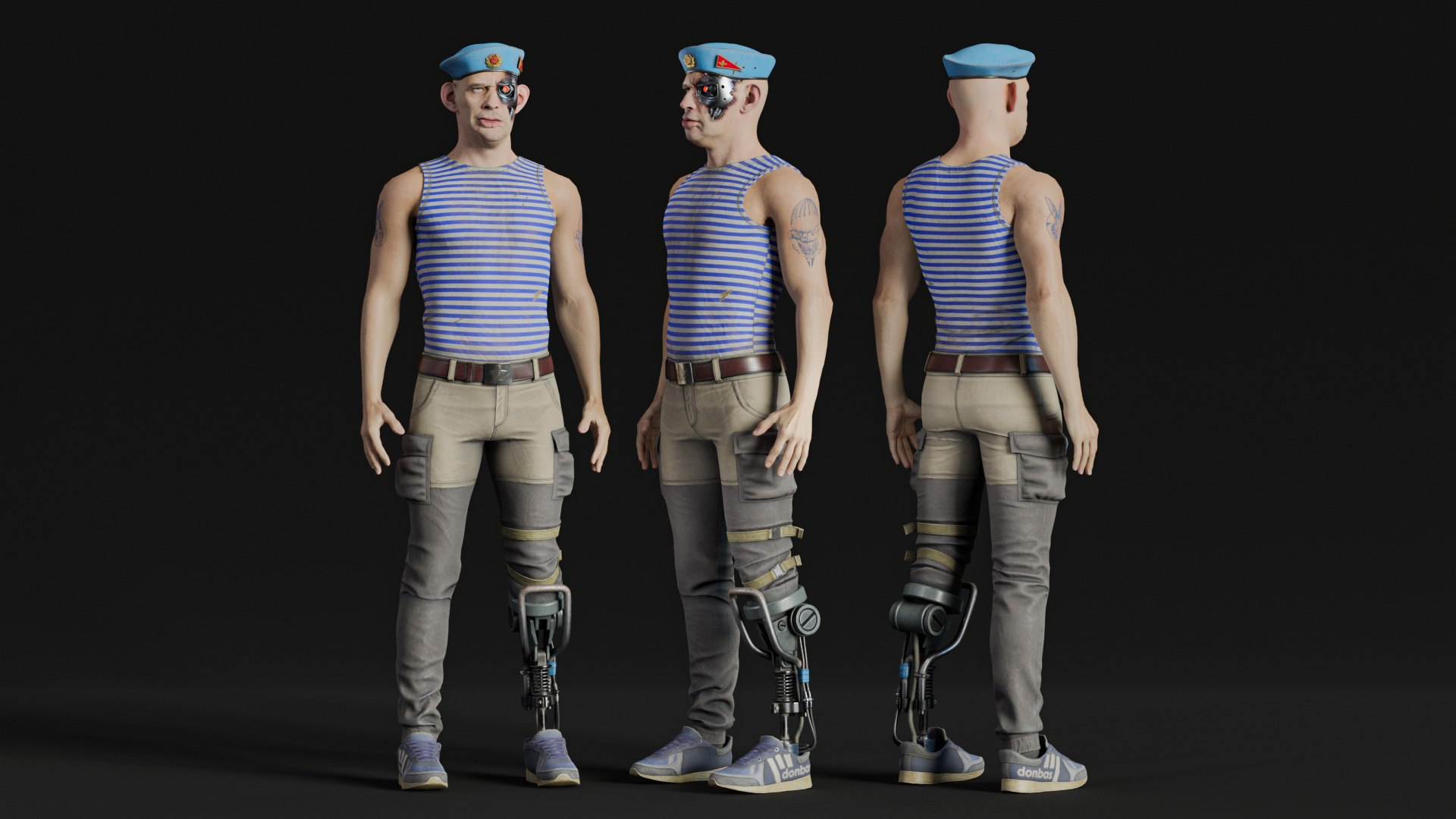 Modular Russian Special Force Soldier VDV 3D - TurboSquid 2178551