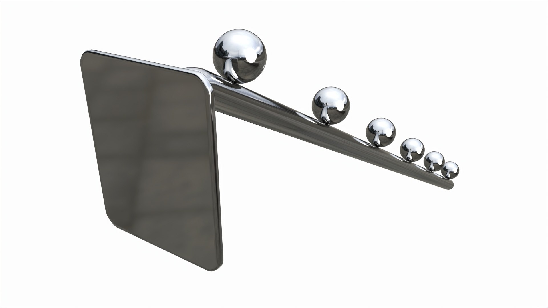Store Pegboard 6 Ball Waterfall Faceout Hook 3D Model - TurboSquid 2195438