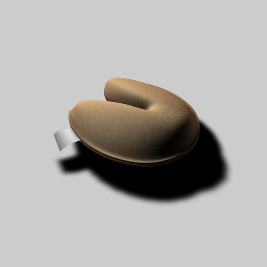 Fortune Cookie 3d Model