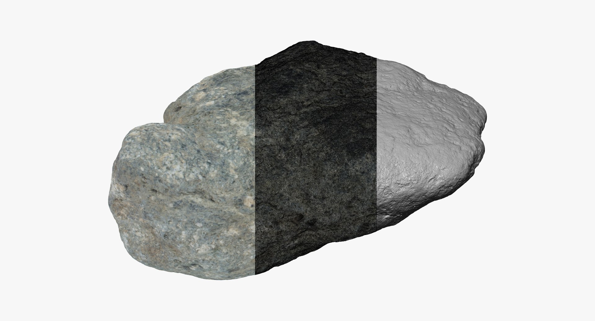 3D pebble 07 raw scan model - TurboSquid 1542318