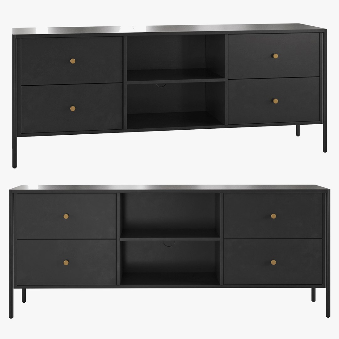 Media Console 3D model - TurboSquid 2059076