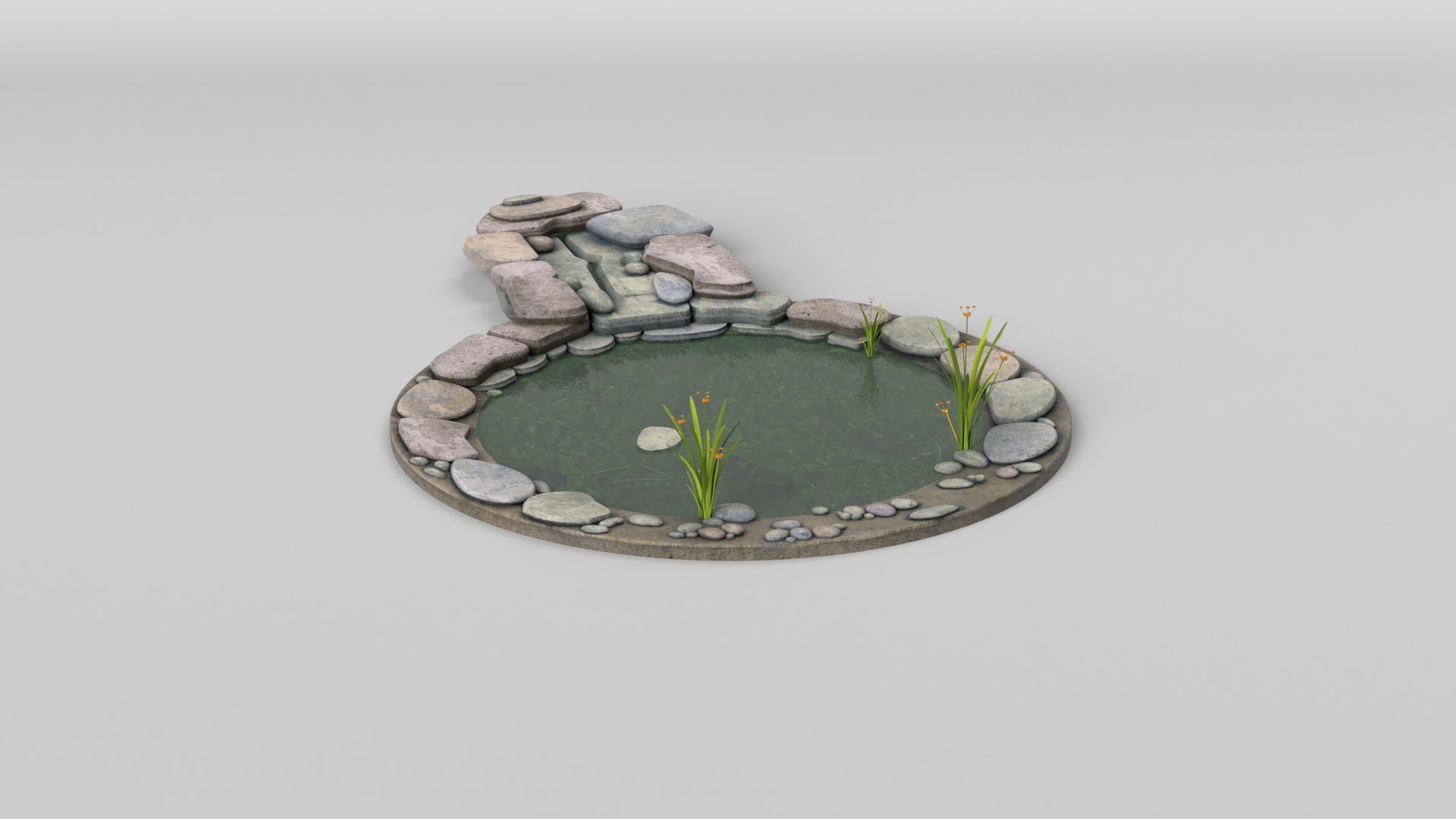 Pond 4 Model - TurboSquid 1772840