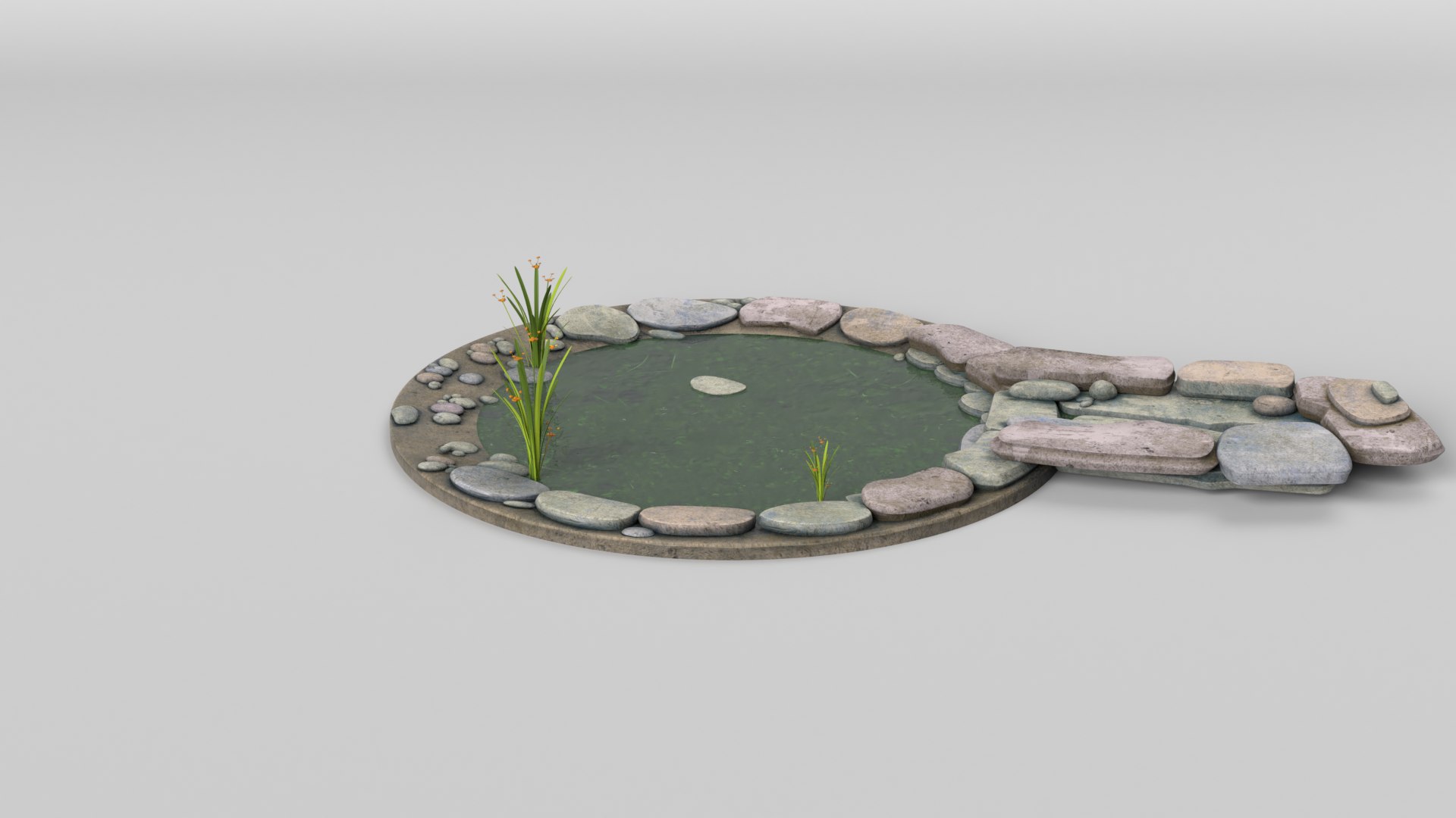 Pond 4 Model - TurboSquid 1772840