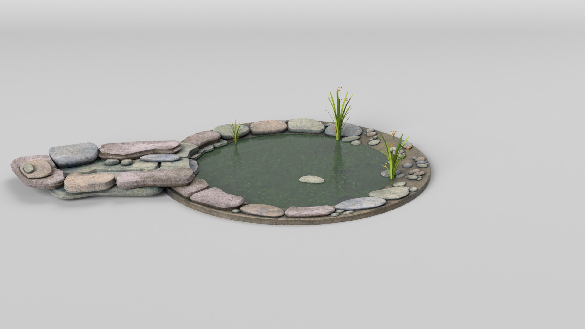 Pond 4 Model - TurboSquid 1772840