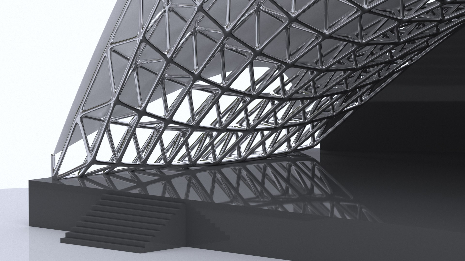 3D Outdoor Amphitheatre Stage 01 Model - TurboSquid 2356472