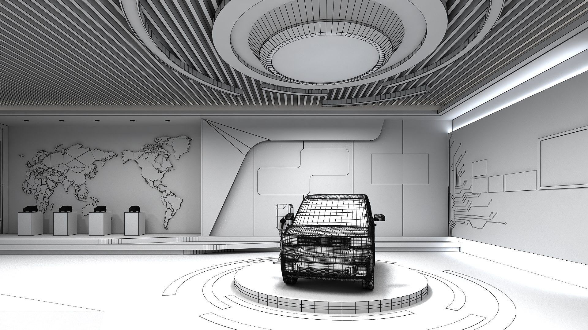 3D Model Exhibition Hall 05 - TurboSquid 2096697