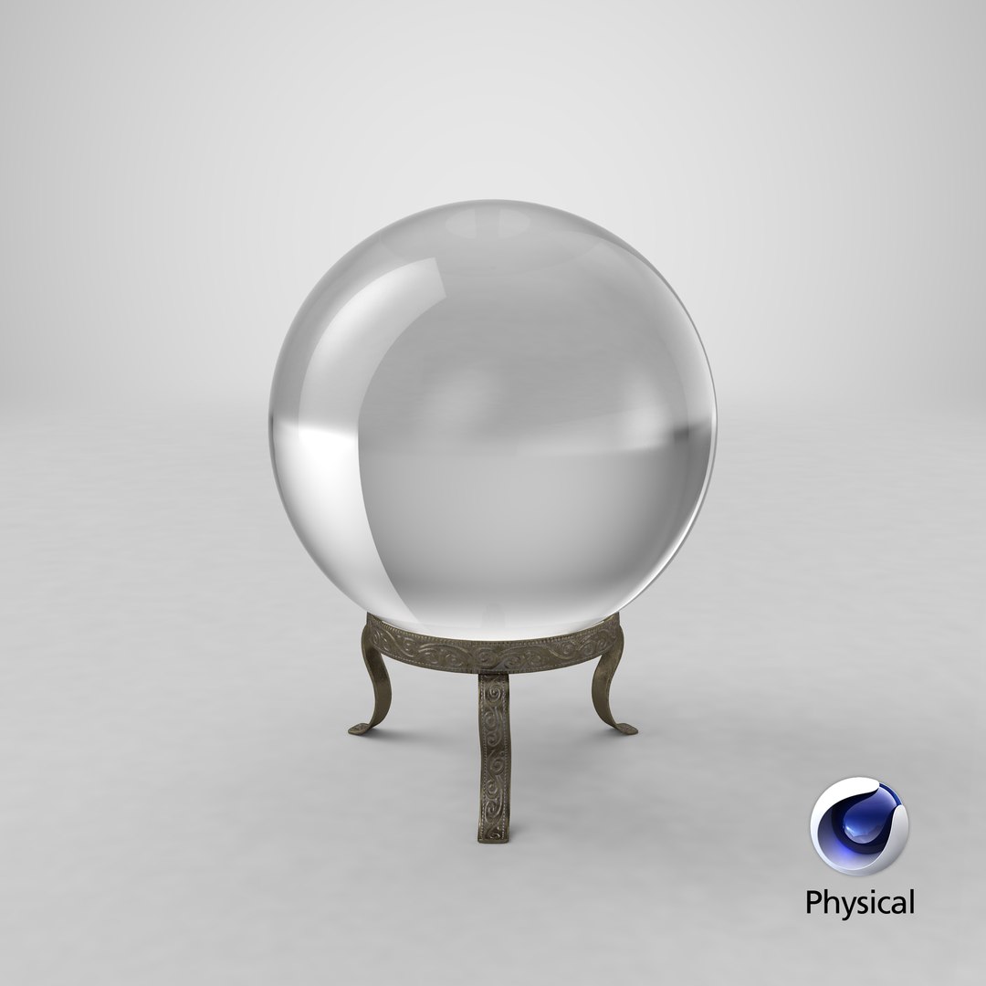 3D Model Crystal-ball-02---clear - TurboSquid 1262213