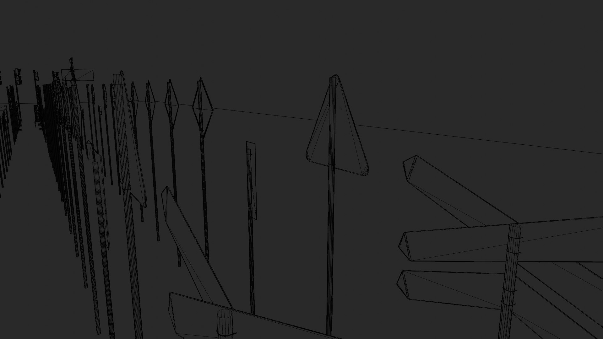 3D Argentina Road Signs Pack Model - TurboSquid 2082952