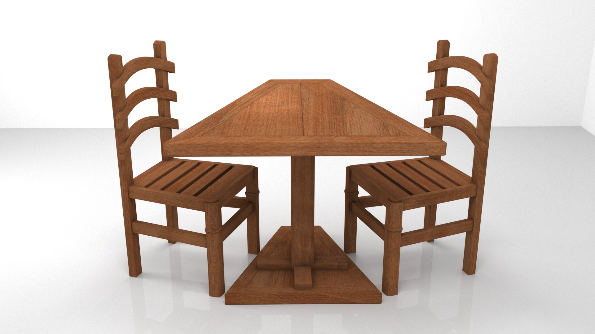3D Model Couple Table Set 01 - TurboSquid 2207940